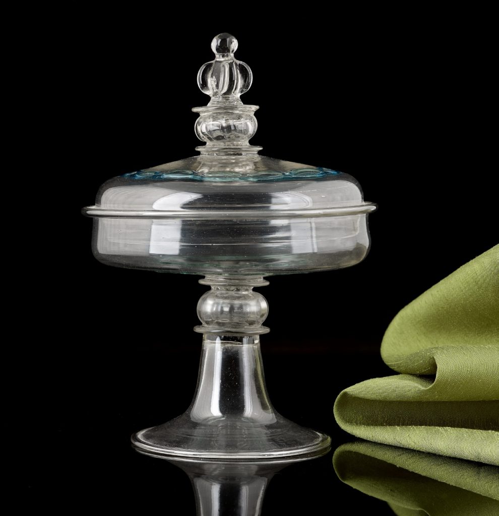 Rare Venetian Glass Tazza 17th Century