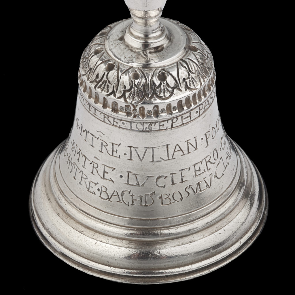South American Silver Table Bell - Mayflower Antiques